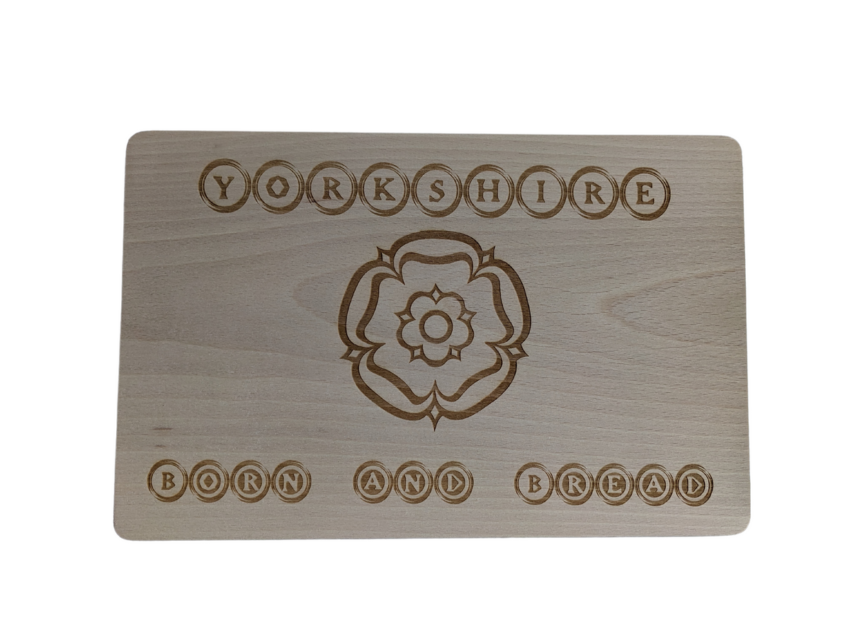 Yorkshire-Themed Bread Board – makelasergifts