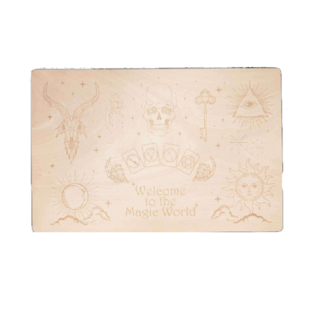 Welcome To The World Of Magic Chopping board By Kayleigh – makelasergifts