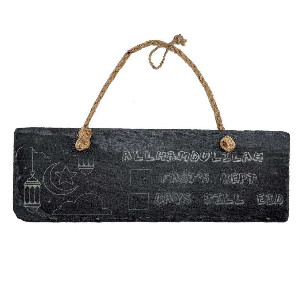 Slate Ramadan Countdown Calendar – makelasergifts